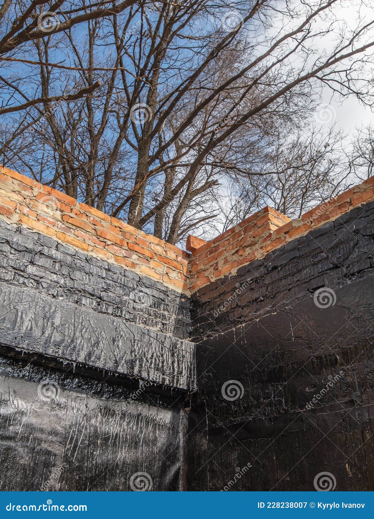 Construction Process of New Residential Building at Construction Site ...