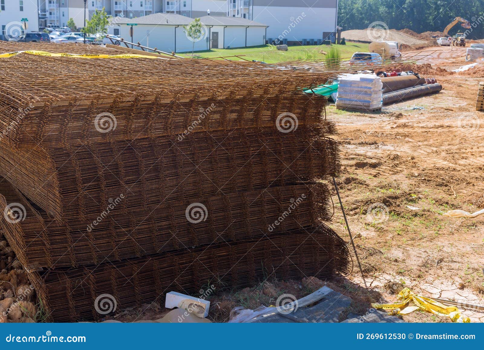 During the Construction Process, Steel Rod Bars are Used for ...