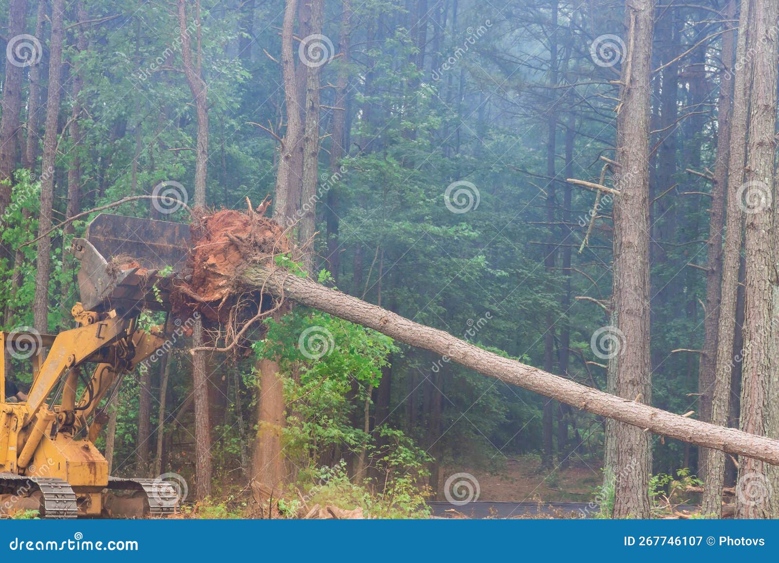 During the Construction Process, Tractor Skid Steers Were Used To ...