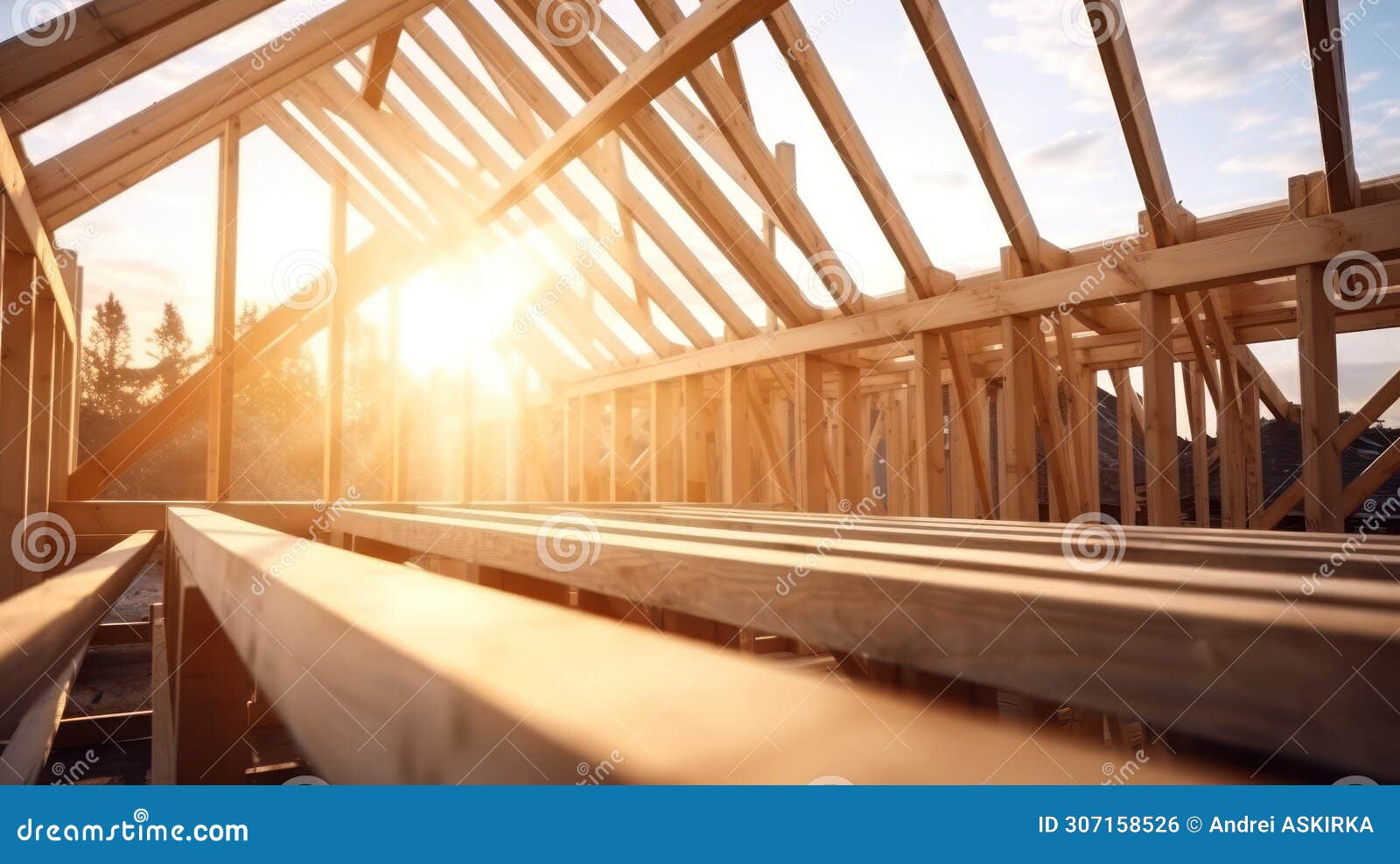 Construction Progress of a Residential Building Featuring Wood ...