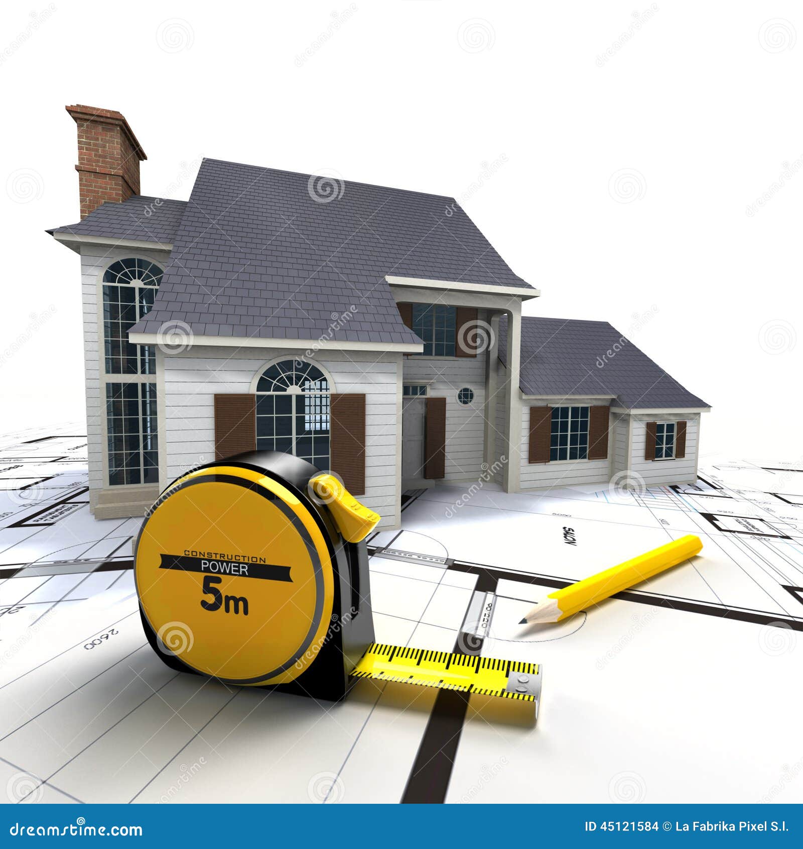 Construction Project Completion Stock Illustration - Illustration of ...