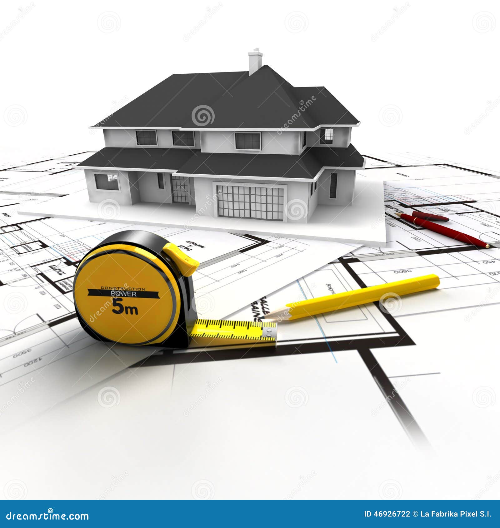 Construction Project Completion Stock Illustration - Illustration of ...