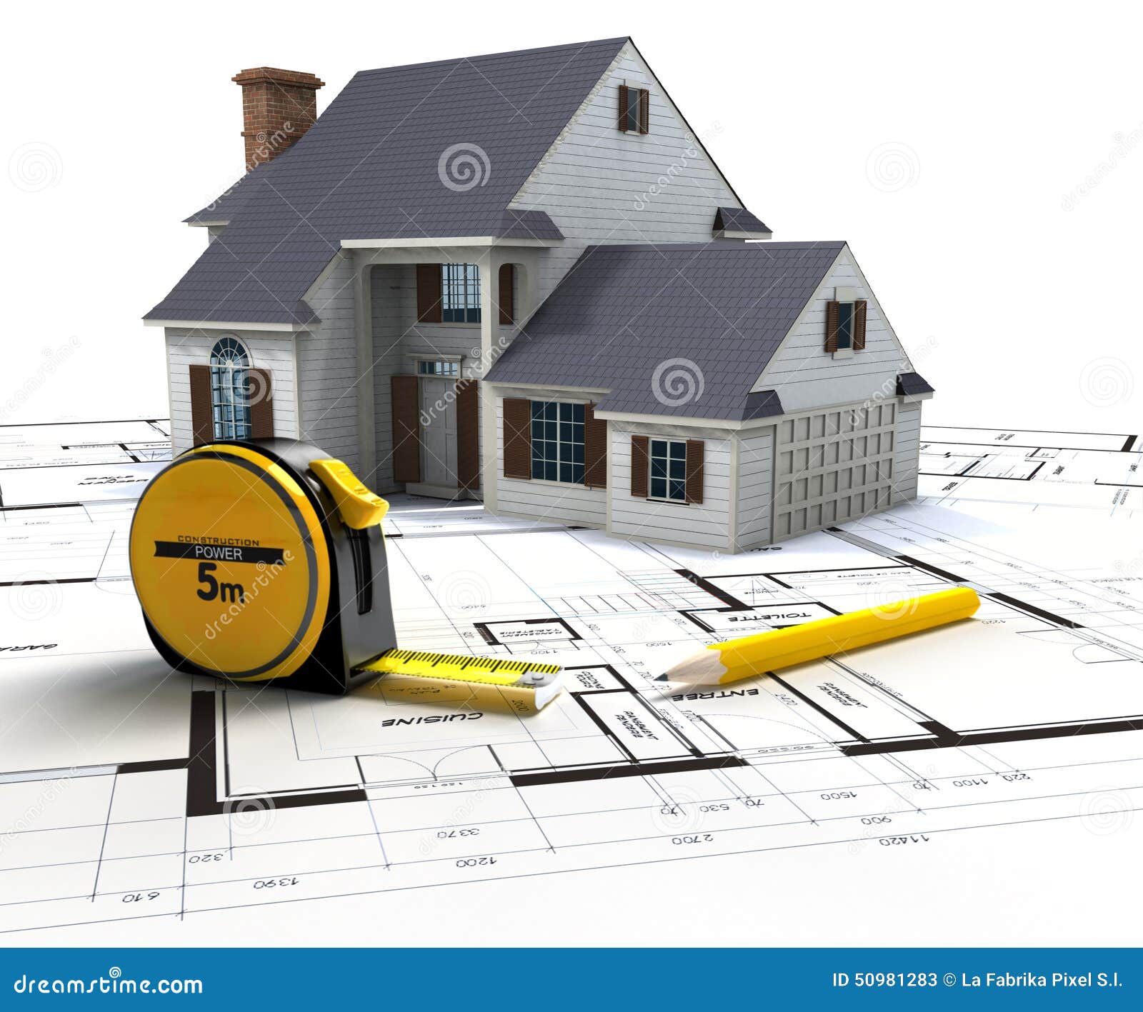 Construction Project Completion Stock Image - Image of plan, design ...