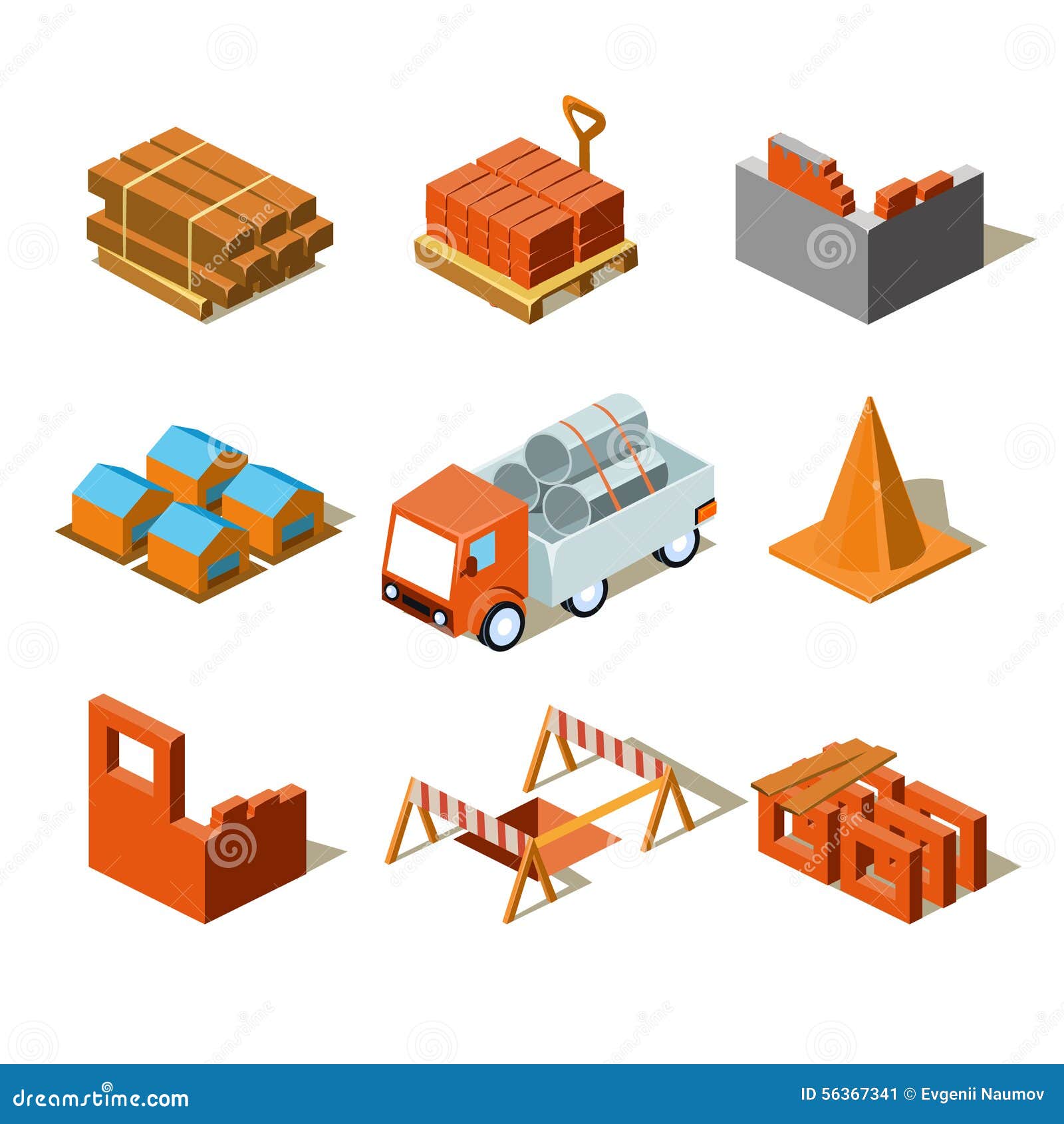 Construction Project Info Graphic,Detailed Stock Vector - Illustration ...
