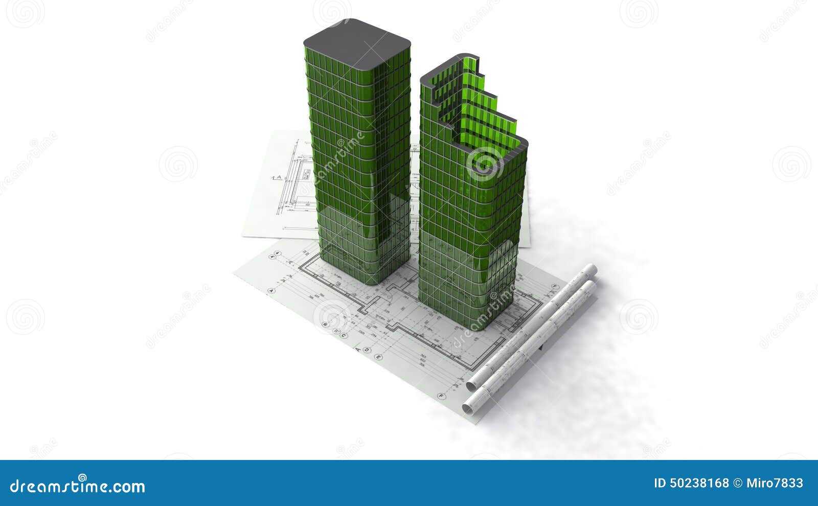 Construction Project Overview Stock Illustration - Illustration of home ...
