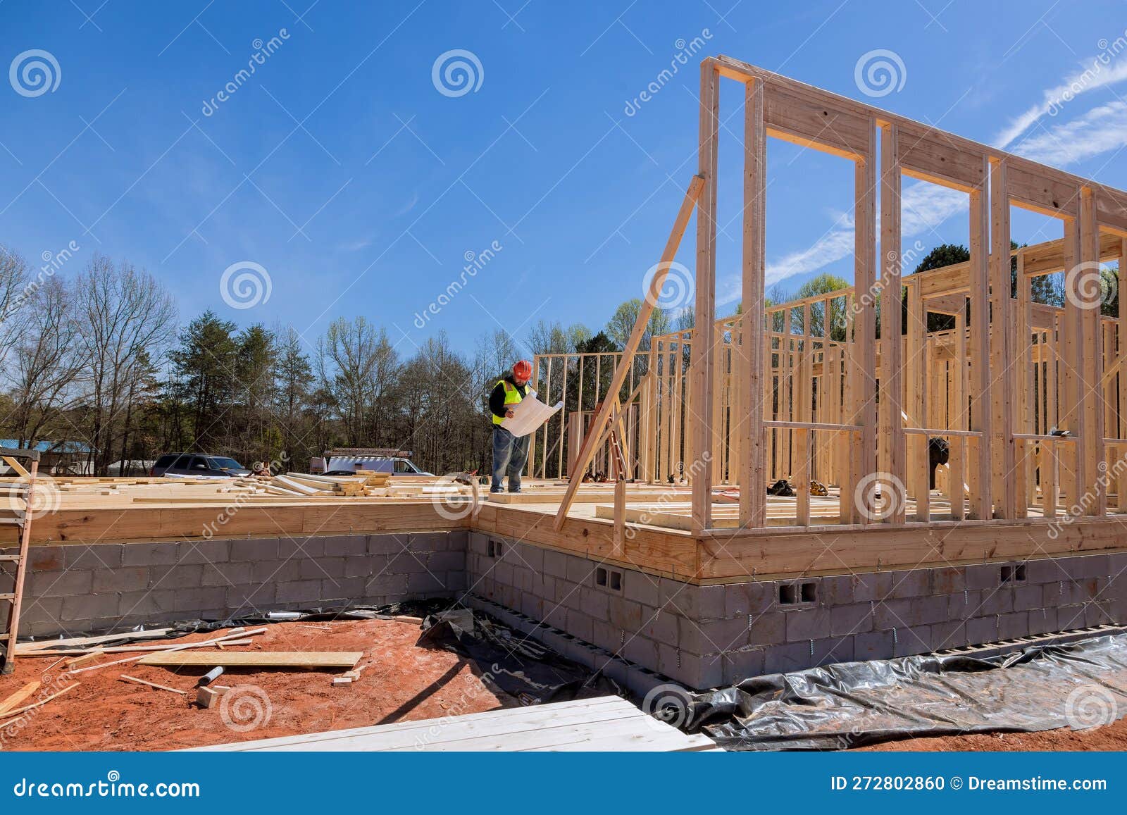 When a Construction Project is Underway Safety Inspector Checks the ...