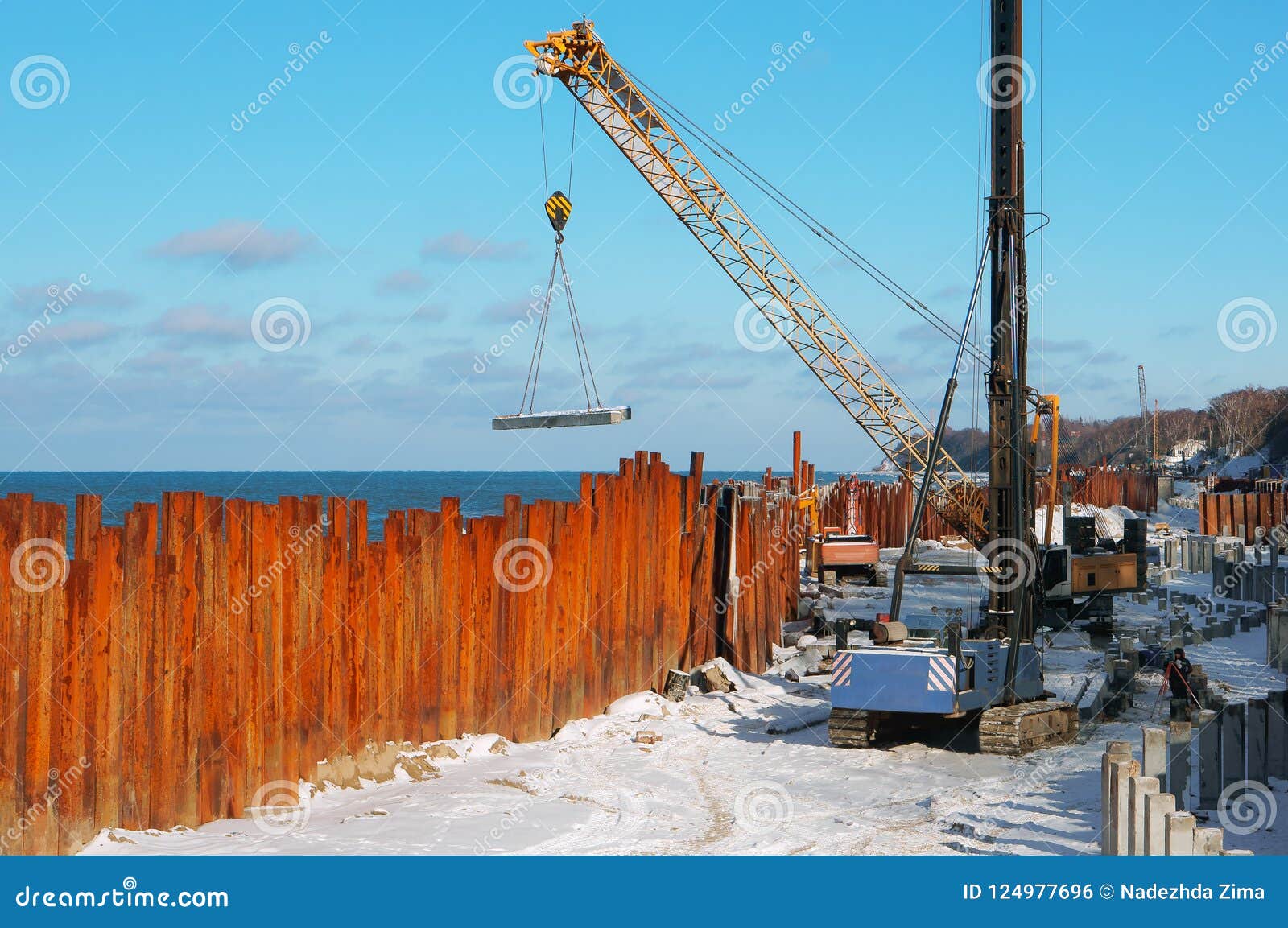 Construction of Coastal Fortifications, Construction of a Promenade on ...