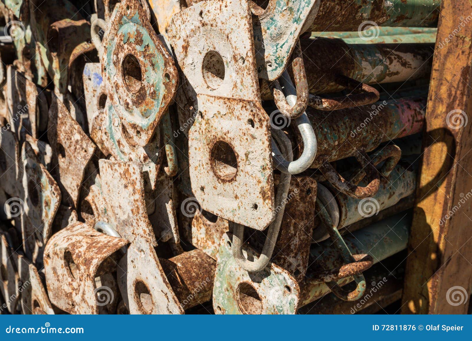 Construction props stock photo. Image of site, pile, construction ...