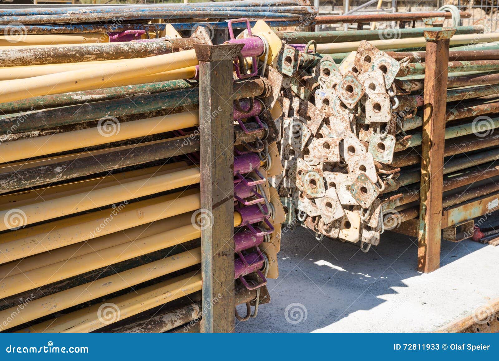 Construction props stock image. Image of equipment, strut - 72811933
