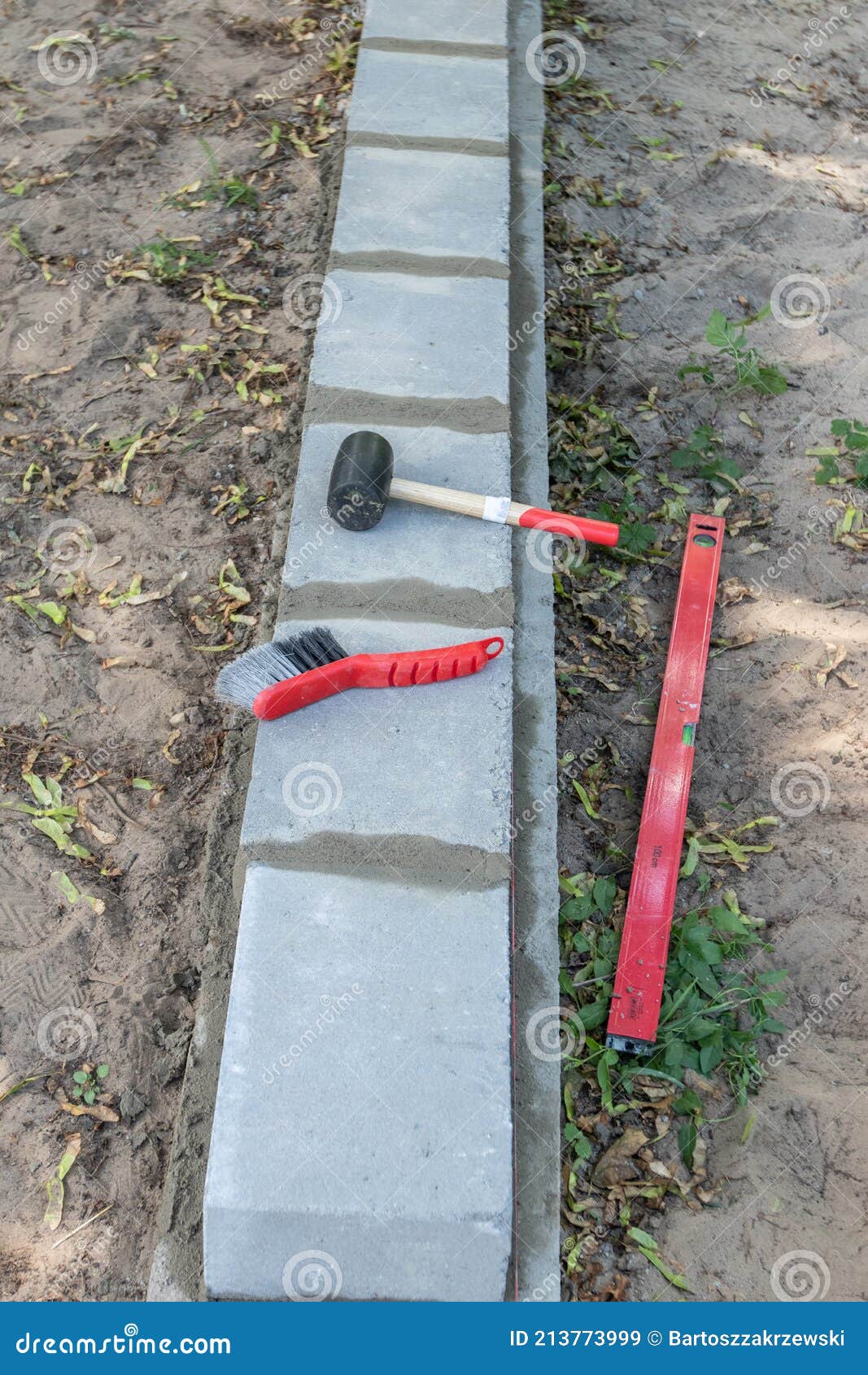 Construction - Putting Blocks with Tools Stock Image - Image of tool ...