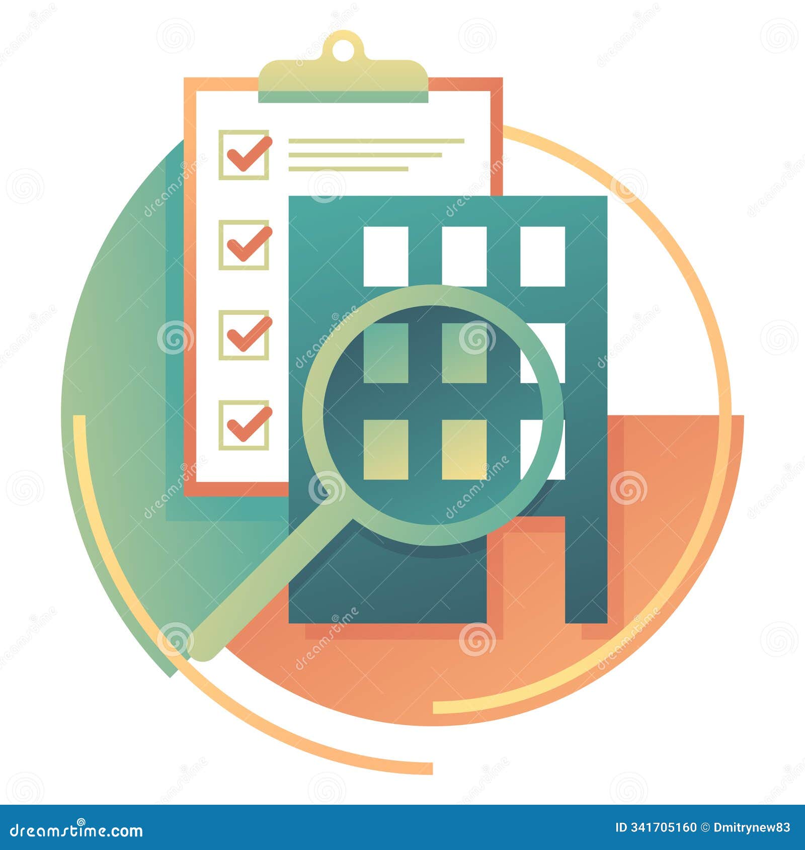 Construction Quality Control - Zero-defect Concept Stock Illustration ...