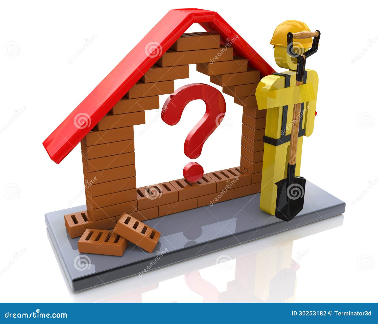 Construction And Question Mark Stock Photo | CartoonDealer.com #30253182