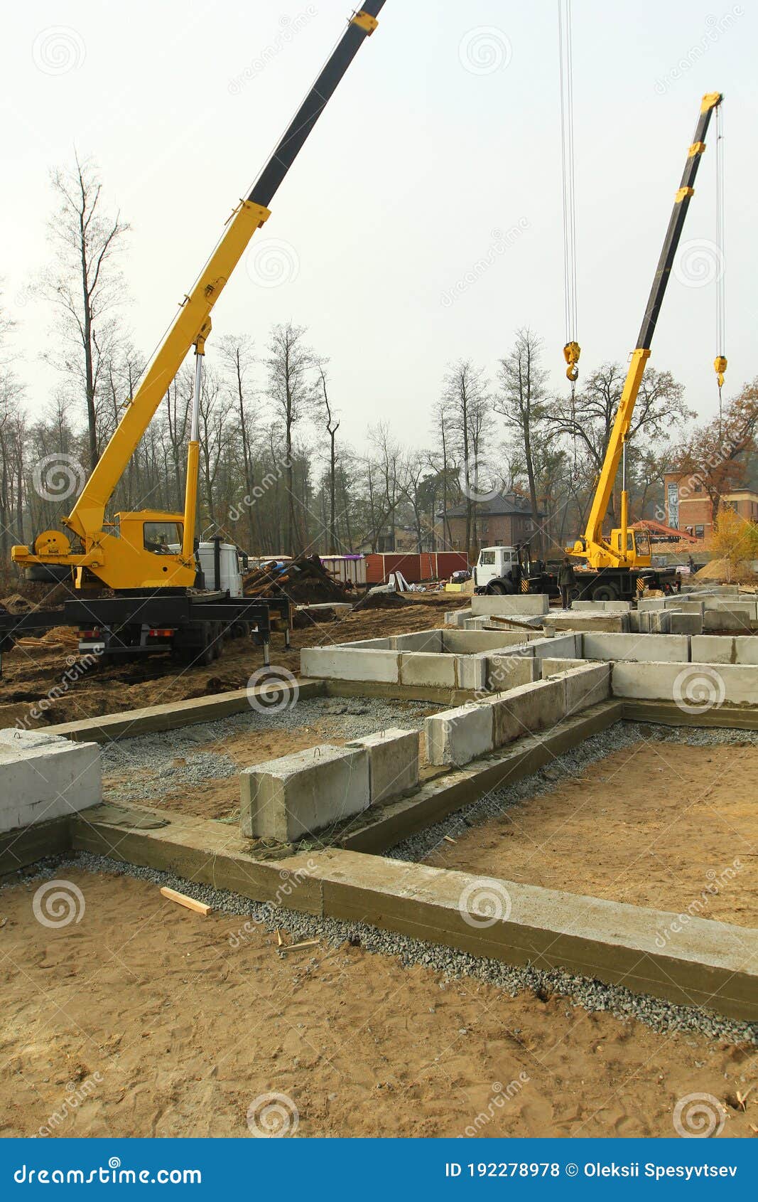 Construction of Rebars, Foundation Pad and Formwork of a Private ...