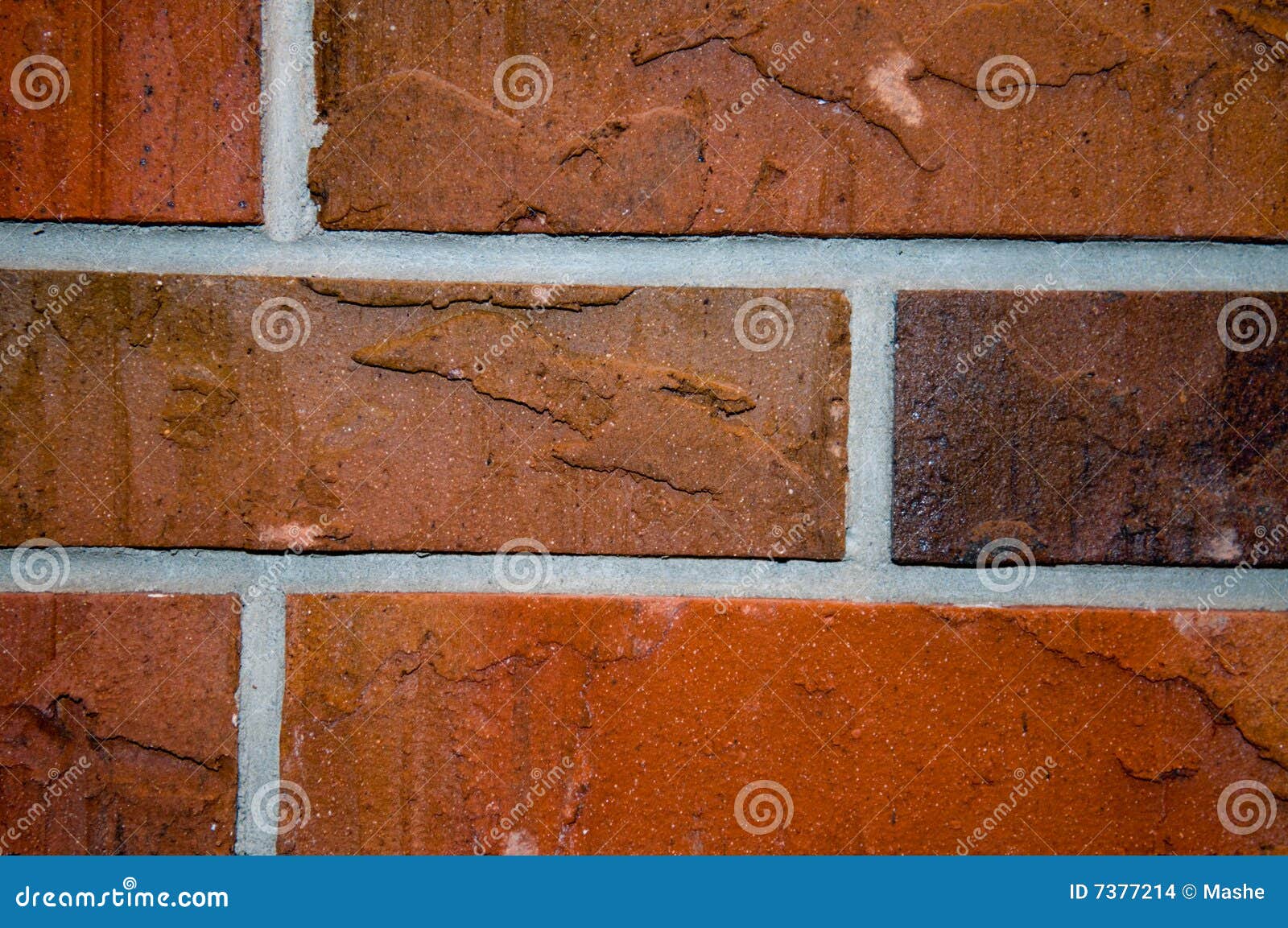 Construction red bricks stock photo. Image of lining, finish - 7377214
