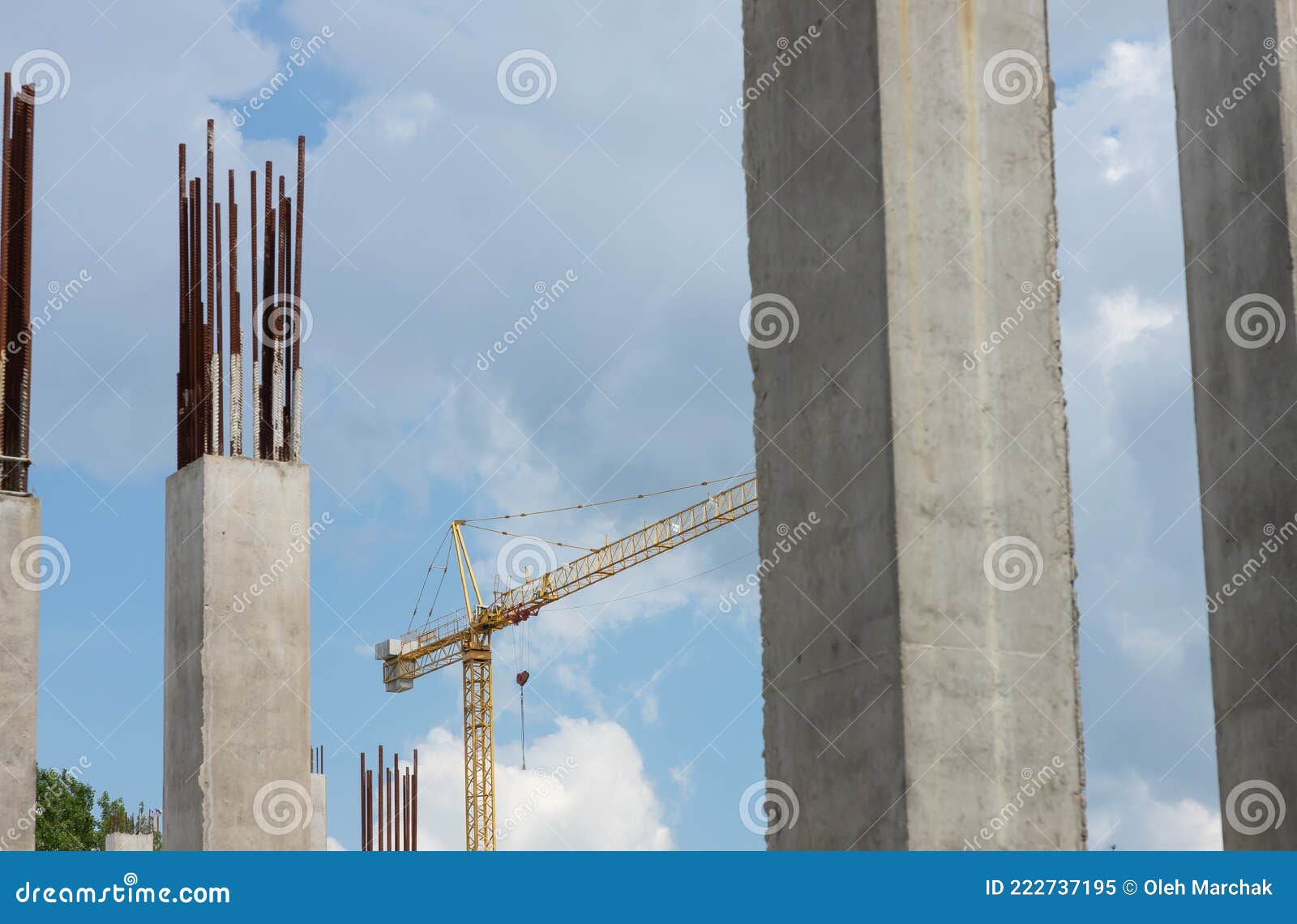 Construction of Reinforced Concrete Structures Stock Image - Image of ...