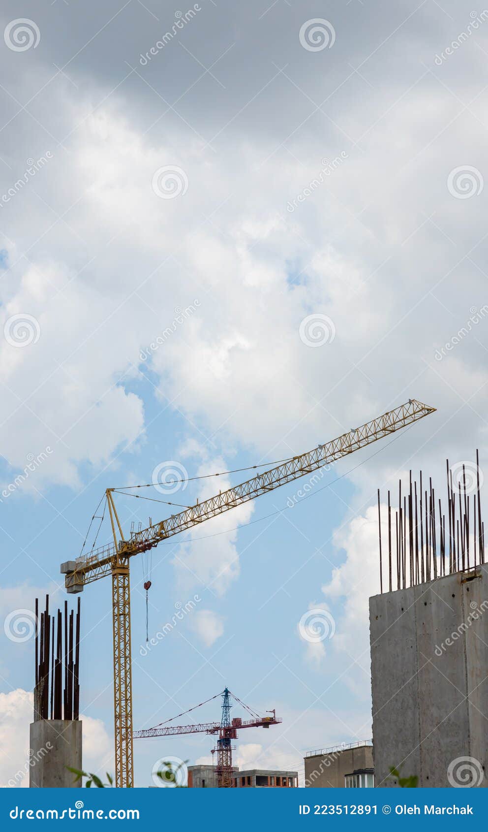 Construction of Reinforced Concrete Structures. Unfinished Construction ...