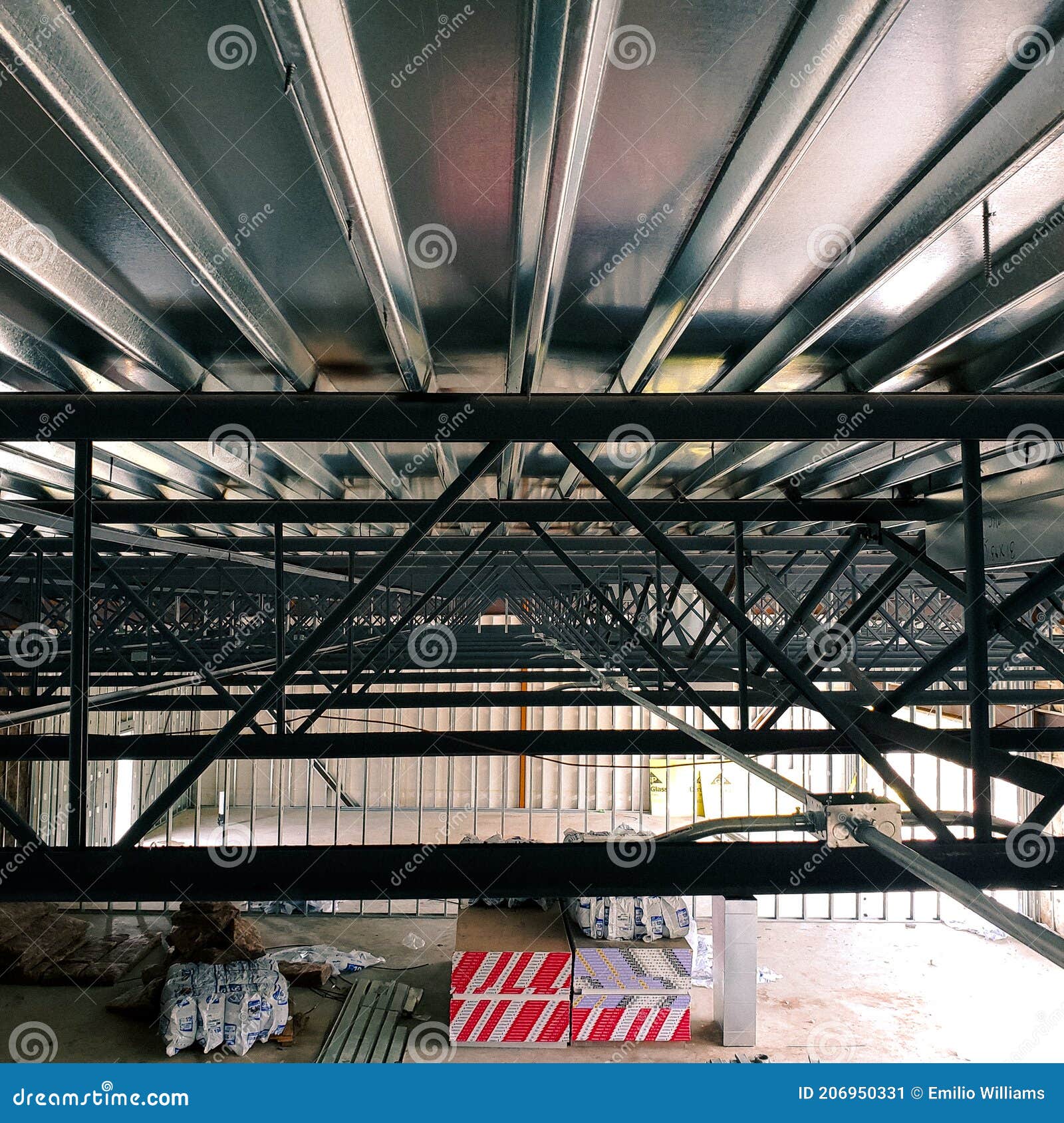 Building a new beginning stock image. Image of facade - 206950331