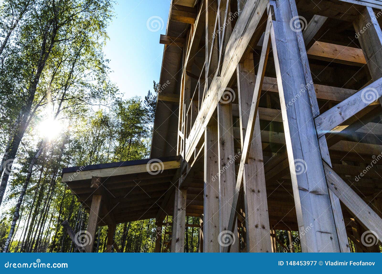 Construction and Repair of a Country Private Frame House, a Nature and ...