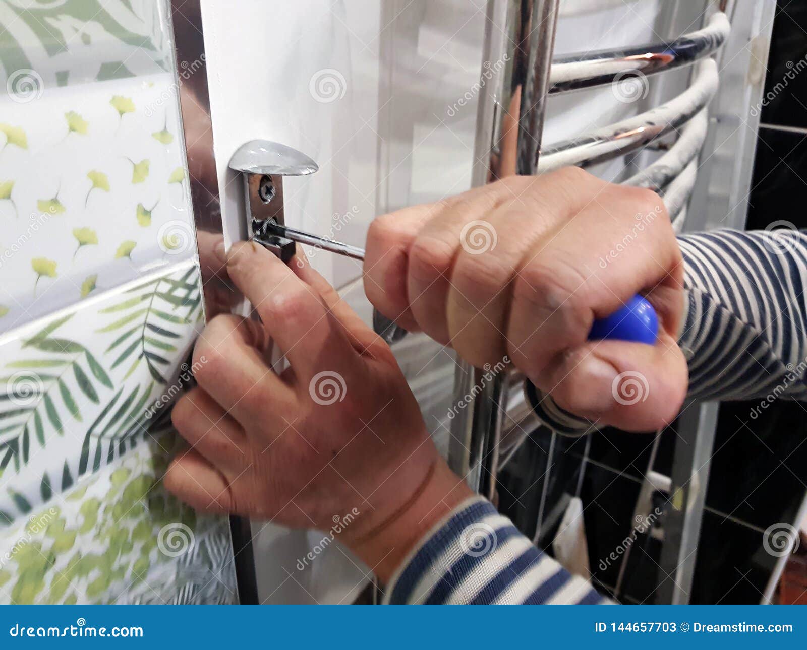 Construction and Repair - a Professional Tool and Screwdriver in the ...