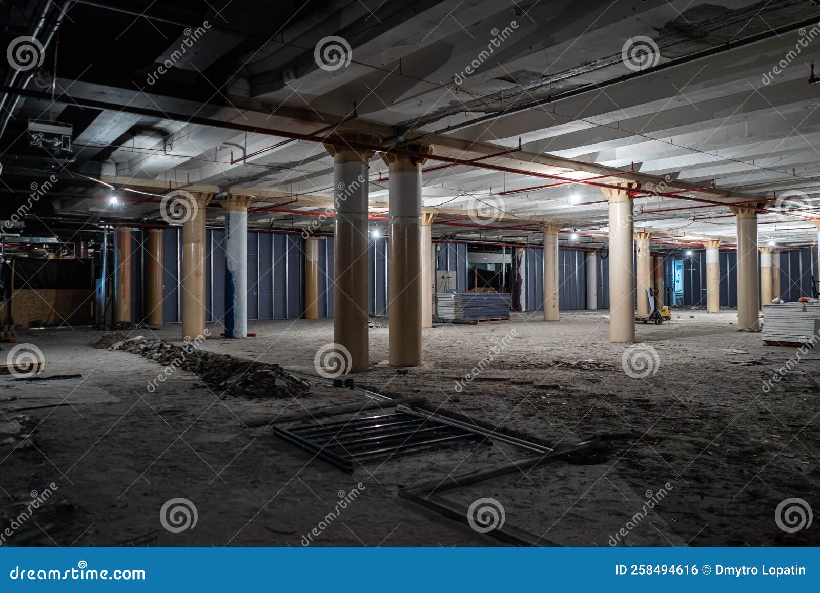 Construction and Repair of Underground Building or Parking with Column ...
