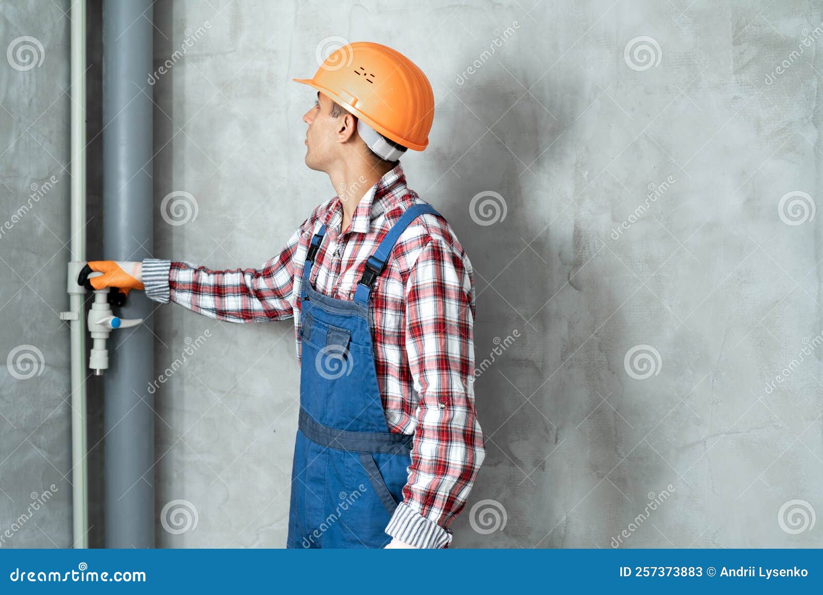 Construction and Repair. Young Foreman Builder, Engineer or Inspector ...