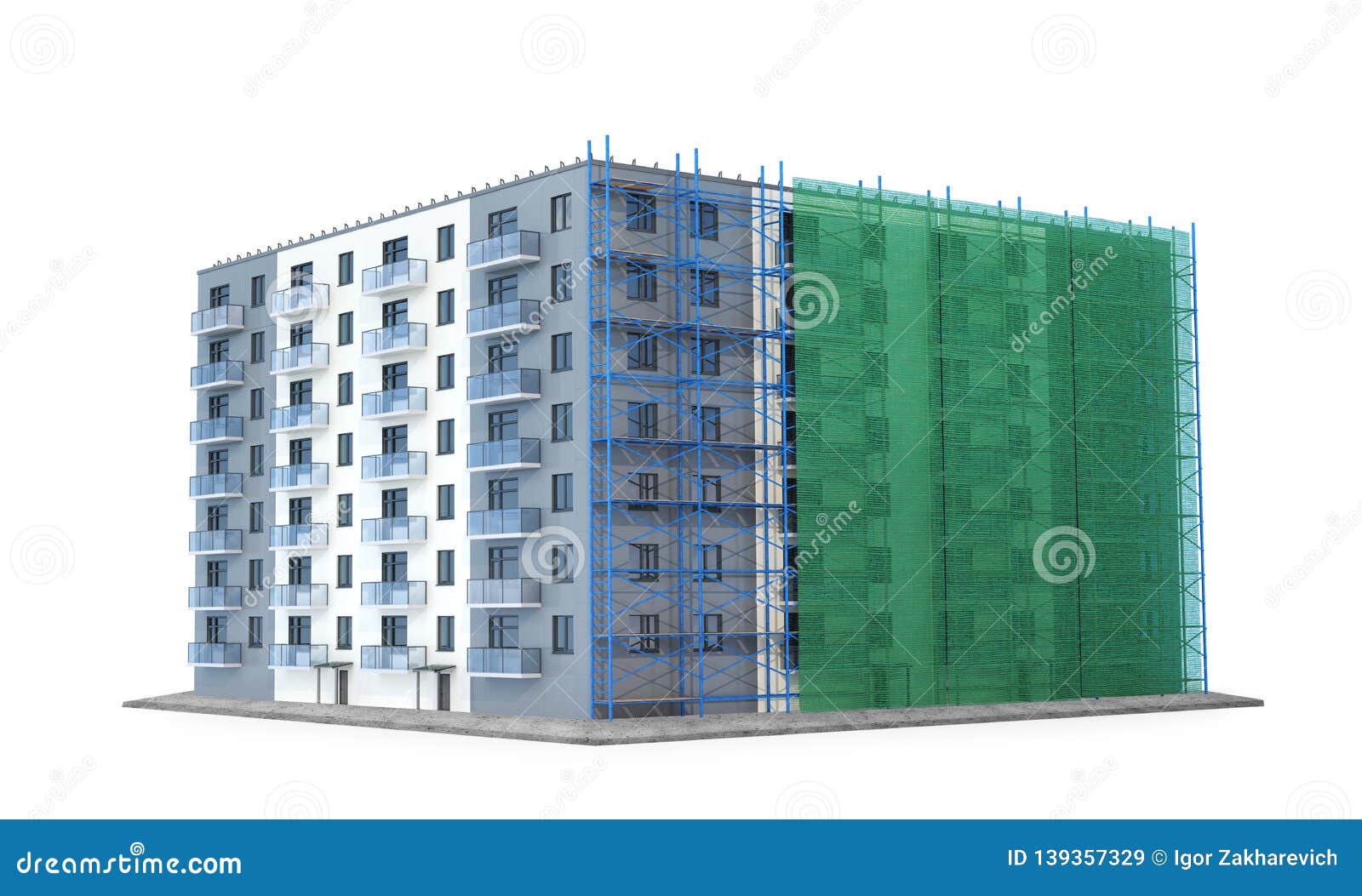 Construction of a Residential Building with Forests and a Green Grid ...