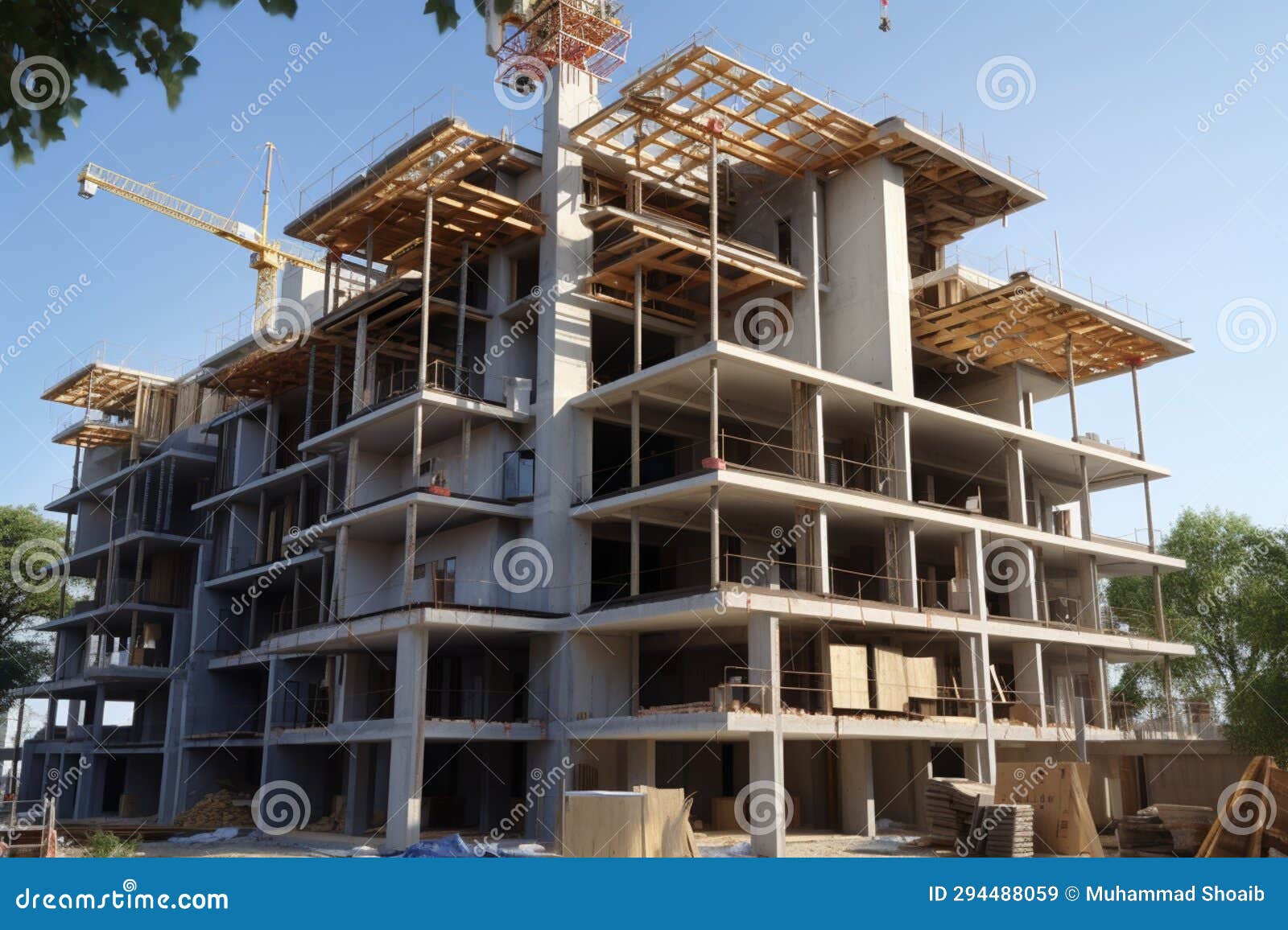 Construction of a Residential Building within a Larger Architectural ...