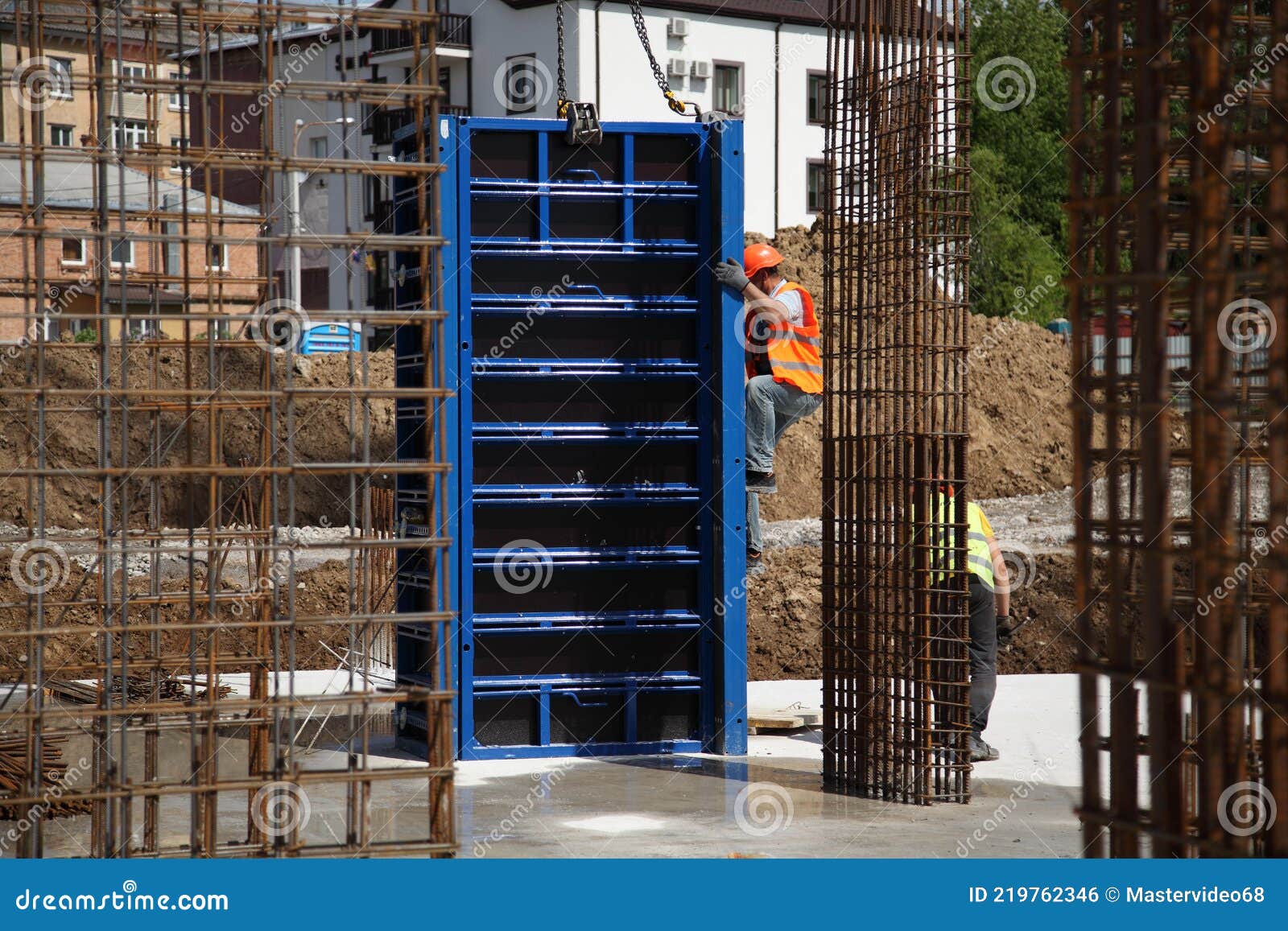 Construction Of A Residential Multi-storey Building Made Of Monolithic ...