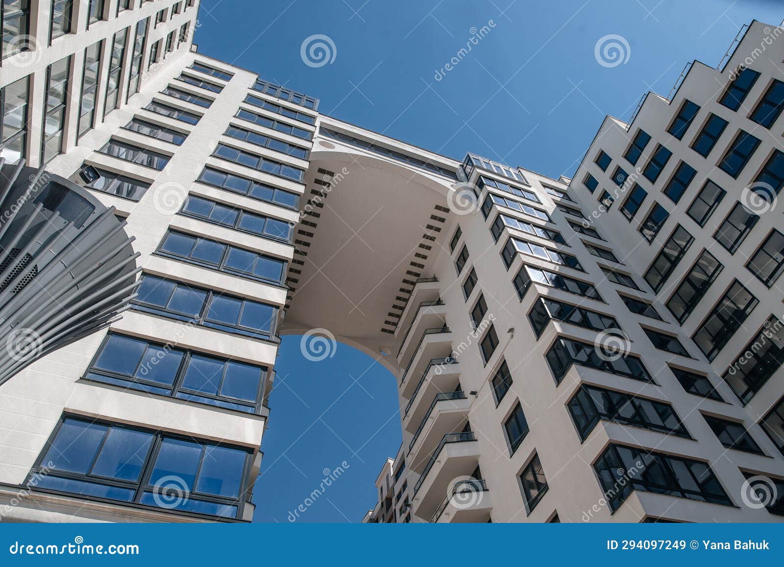 Construction of Residential Buildings, Modern Glass Buildings ...