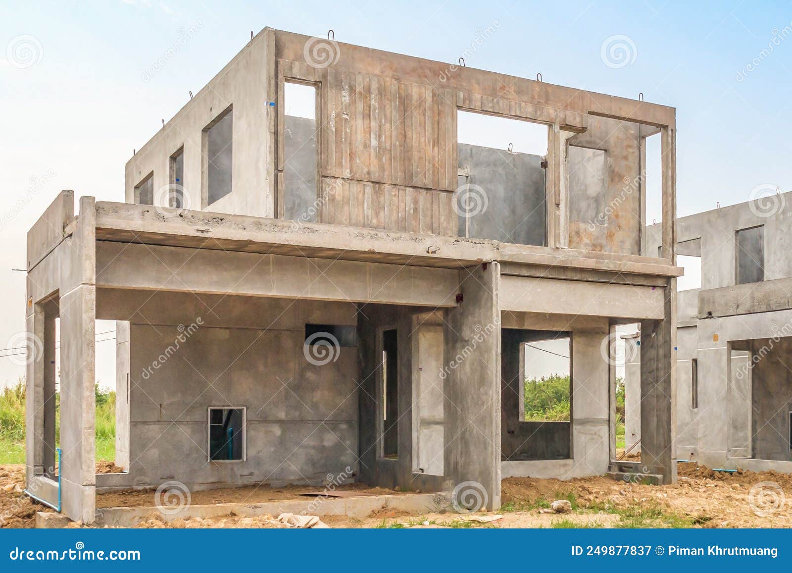 Construction Residential New House with Prefabrication System in ...