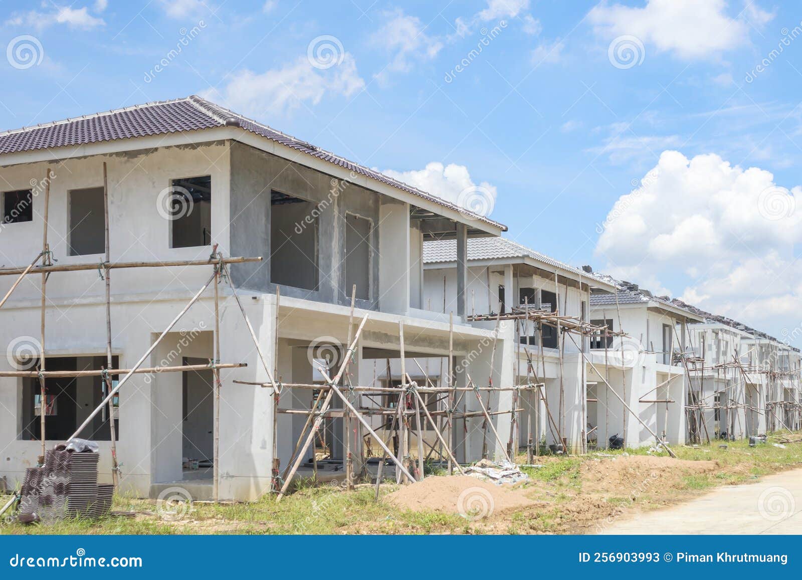 Construction Residential New House with Prefabrication System in ...