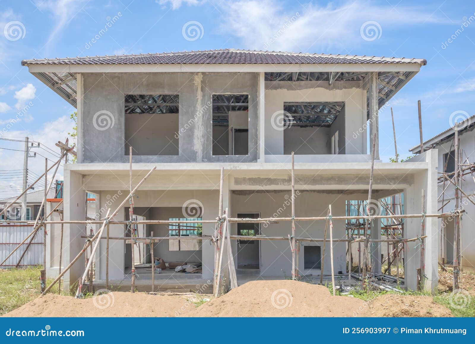 Construction Residential New House with Prefabrication System in ...