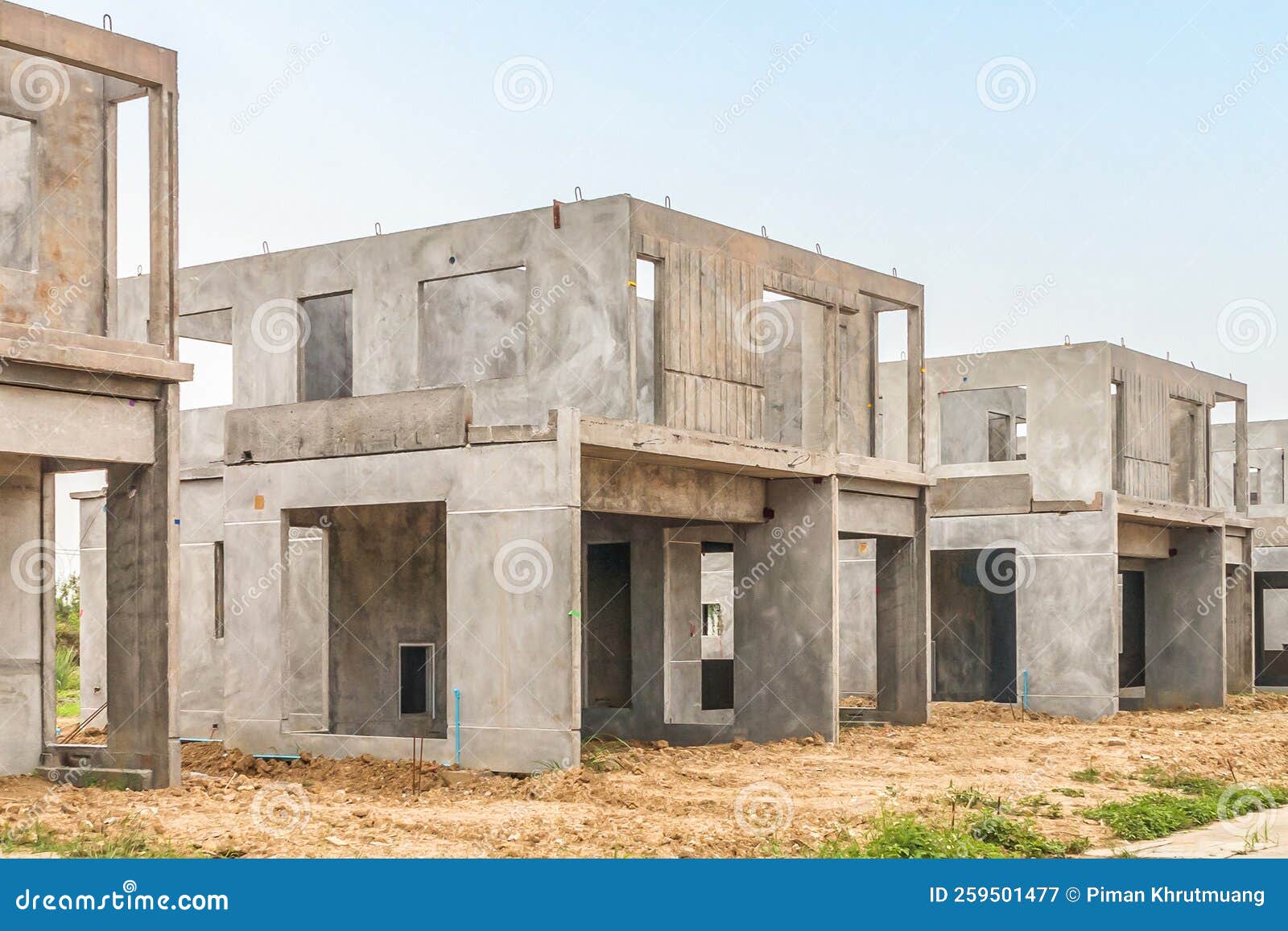 Construction Residential New House with Prefabrication System in ...