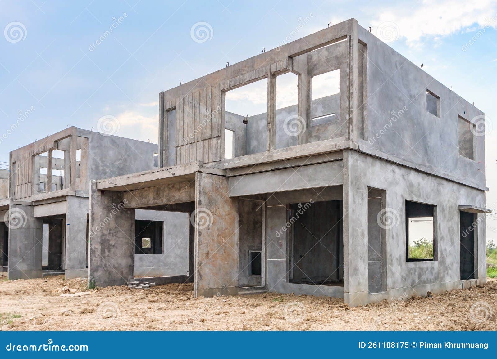 Construction Residential New House with Prefabrication System in ...