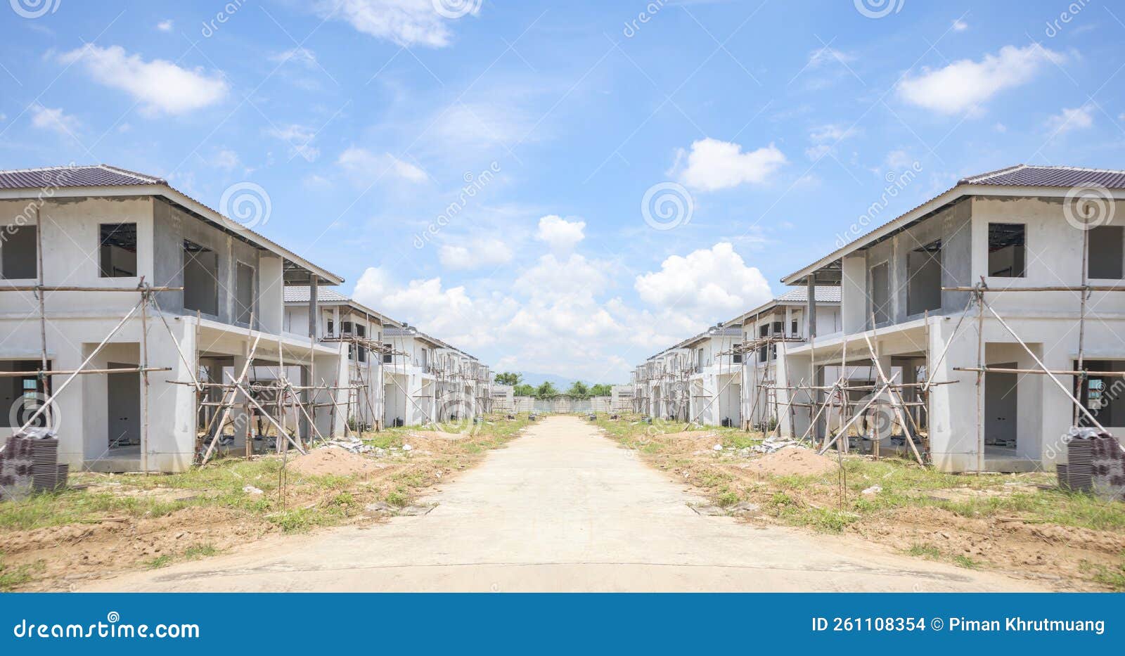 Construction Residential New House with Prefabrication System in ...