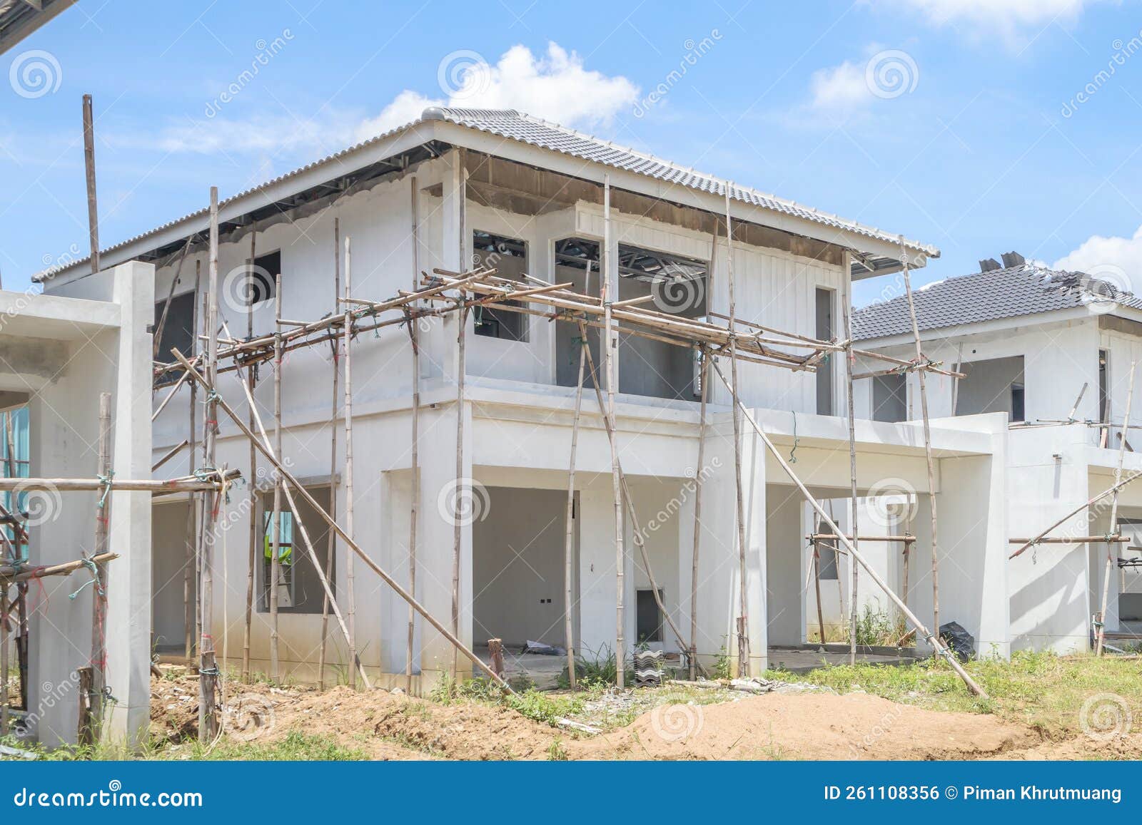 Construction Residential New House with Prefabrication System in ...