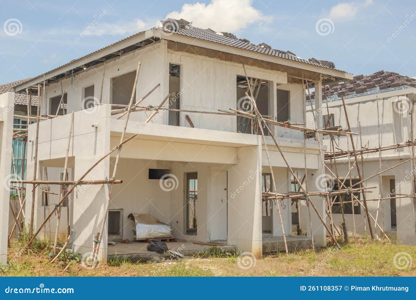 Construction Residential New House with Prefabrication System in ...