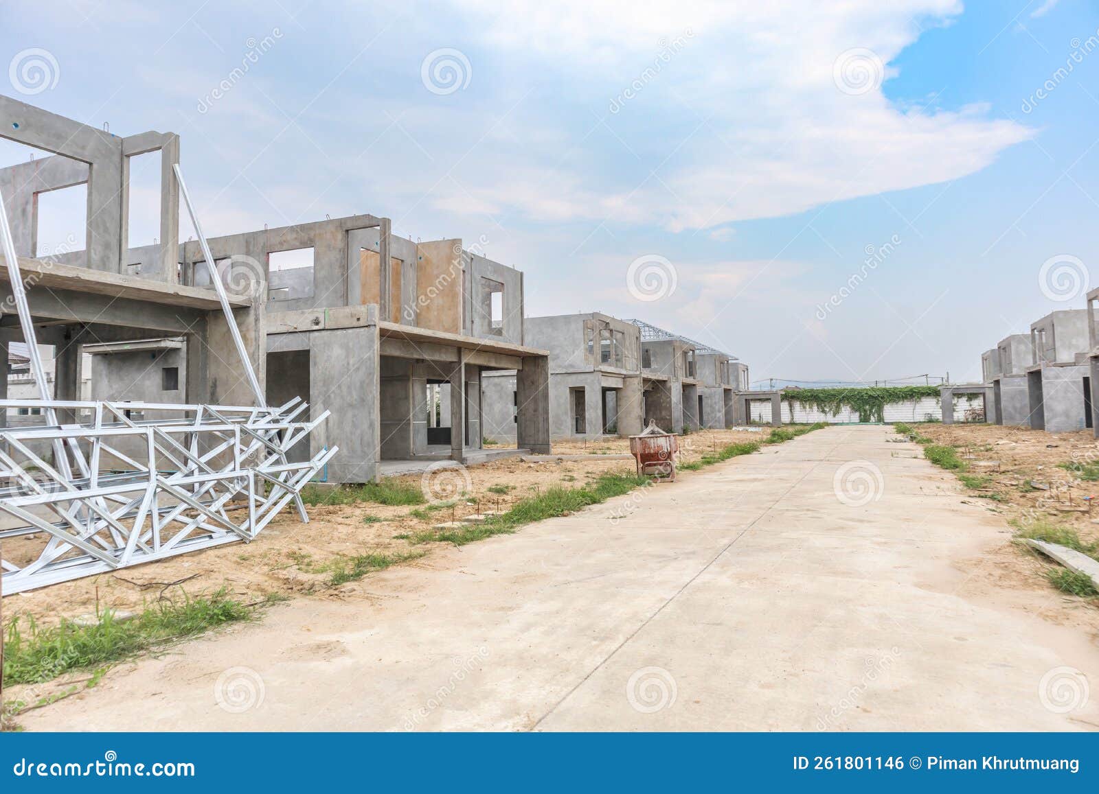 Construction Residential New House with Prefabrication System in ...