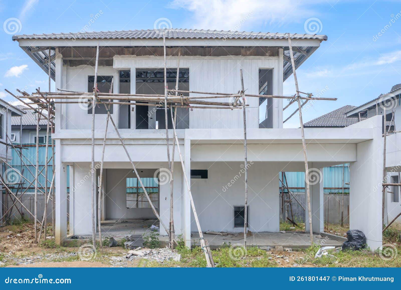 Construction Residential New House with Prefabrication System in ...