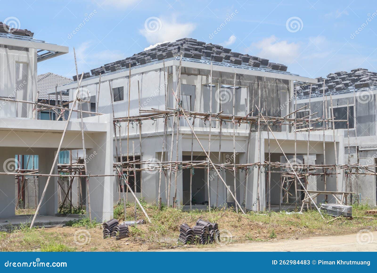 Construction Residential New House with Prefabrication System in ...