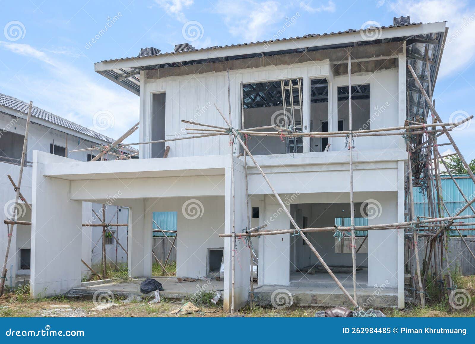 Construction Residential New House with Prefabrication System in ...