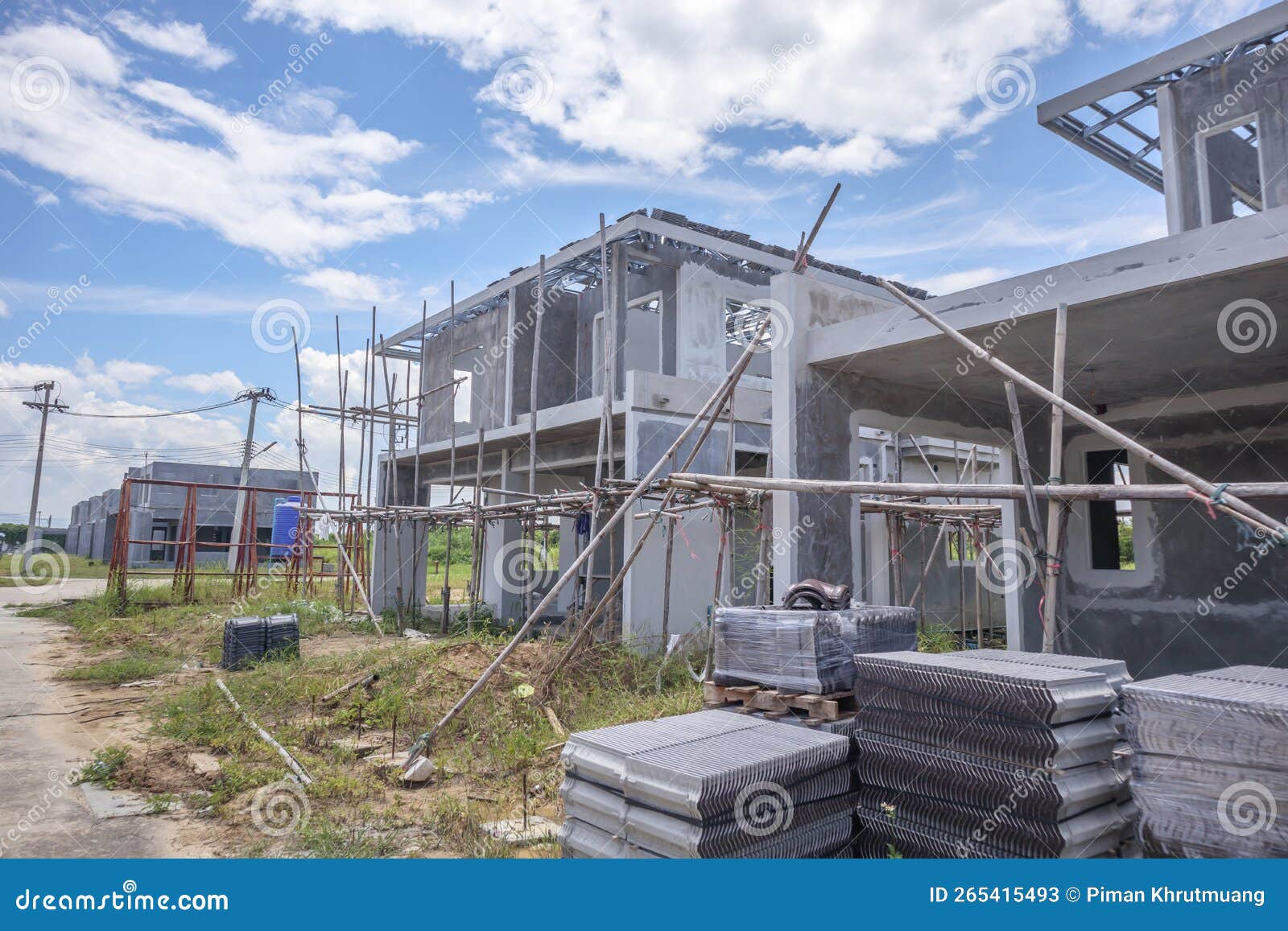 Construction Residential New House with Prefabrication System in ...