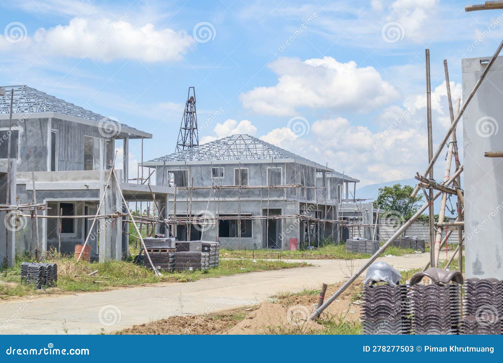Construction Residential New House with Prefabrication System in ...