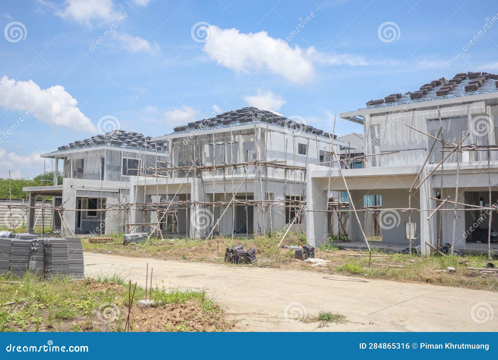 Construction Residential New House with Prefabrication System in ...