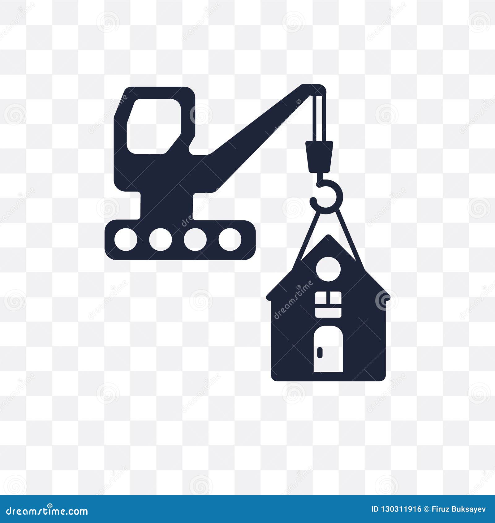 Construction Risk Vector Icon On White Background. Flat Vector ...