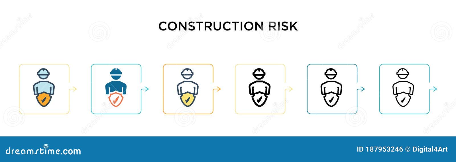Construction Risk Icon. Simple Element Illustration. Isolated Trendy ...