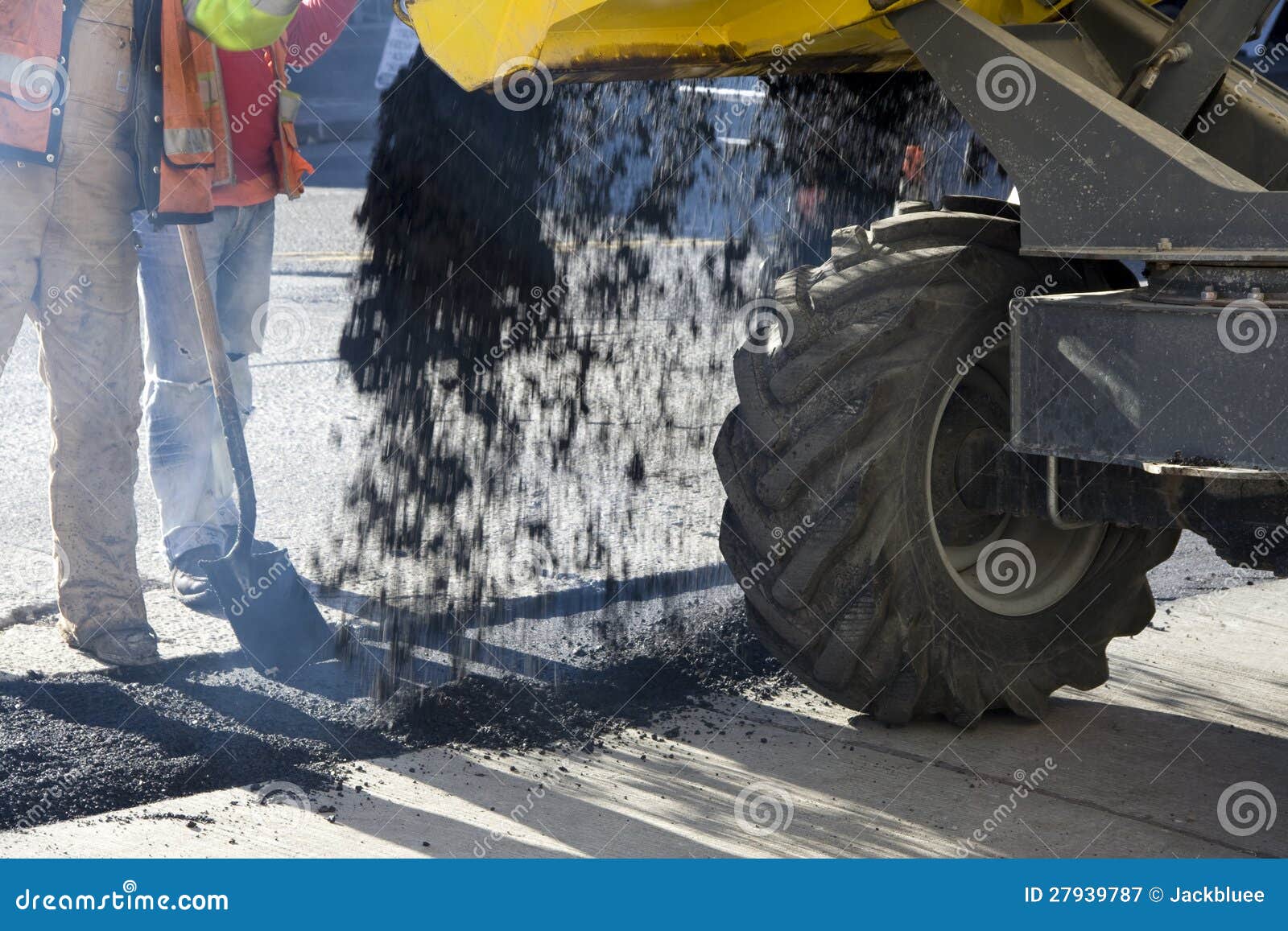 Construction, road fixing stock image. Image of labors - 27939787
