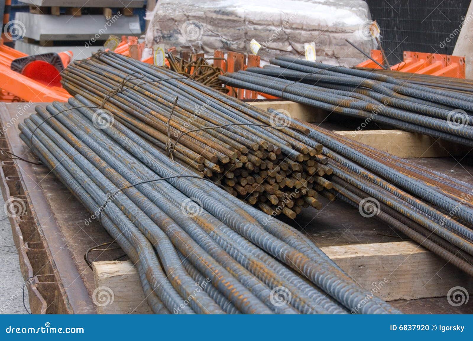 Construction rodes stock photo. Image of iron, rode, material - 6837920