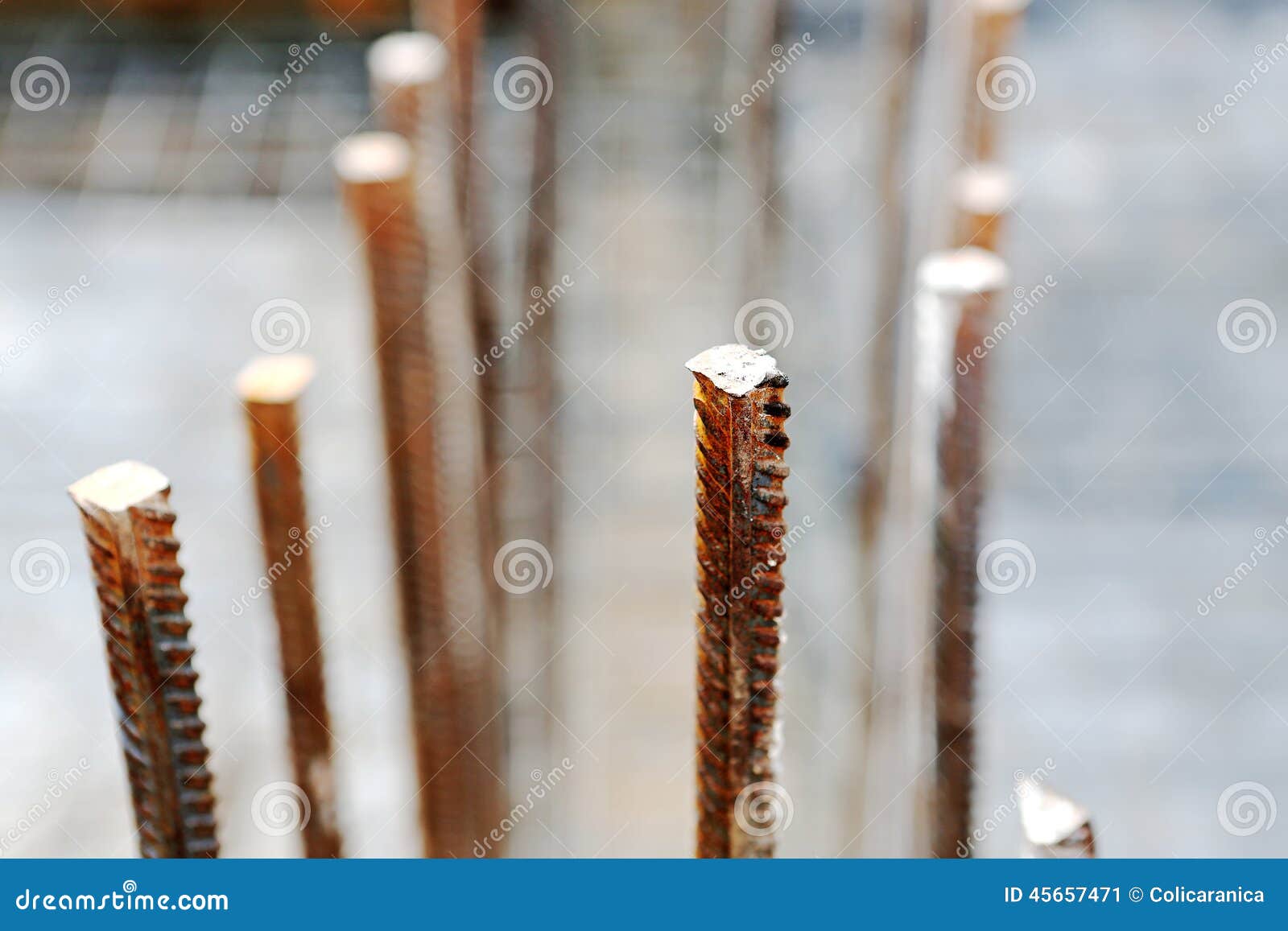 Construction rods stock image. Image of construction - 45657471