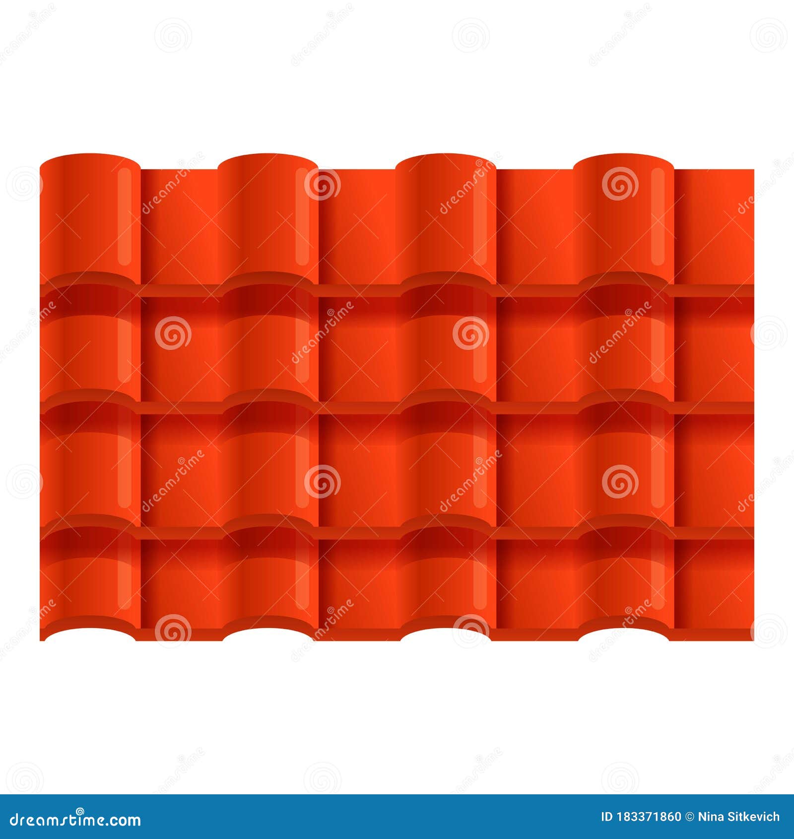 Construction Roof Icon, Cartoon Style Stock Vector - Illustration of ...